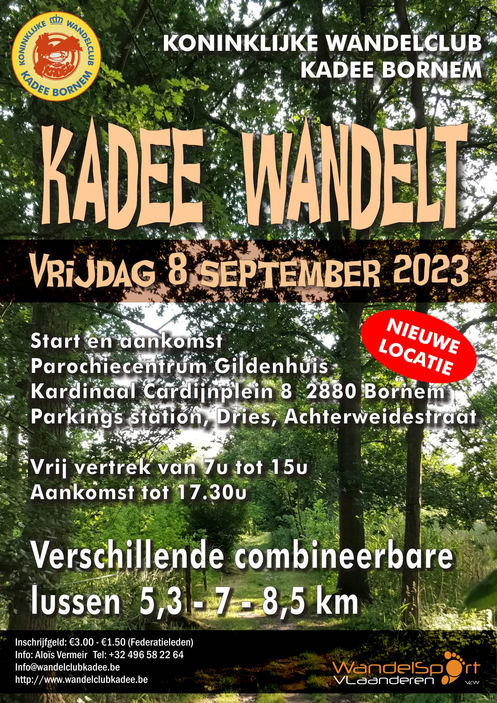 Wandelclub Kadee Bornem - Kadee wandelt